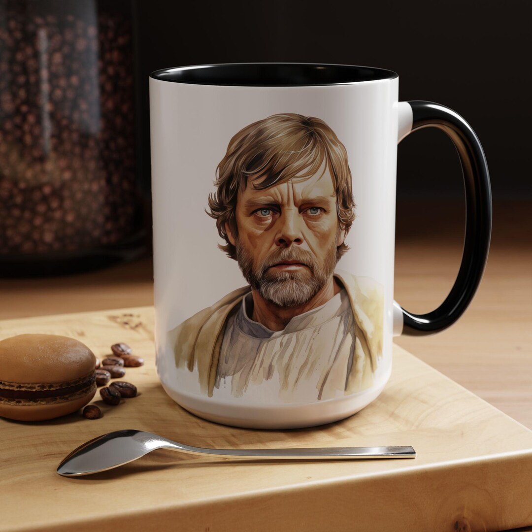 Star Wars Jedi Luke Skywalker Color Accent Mug, Sci-fi Movie Mug for ...