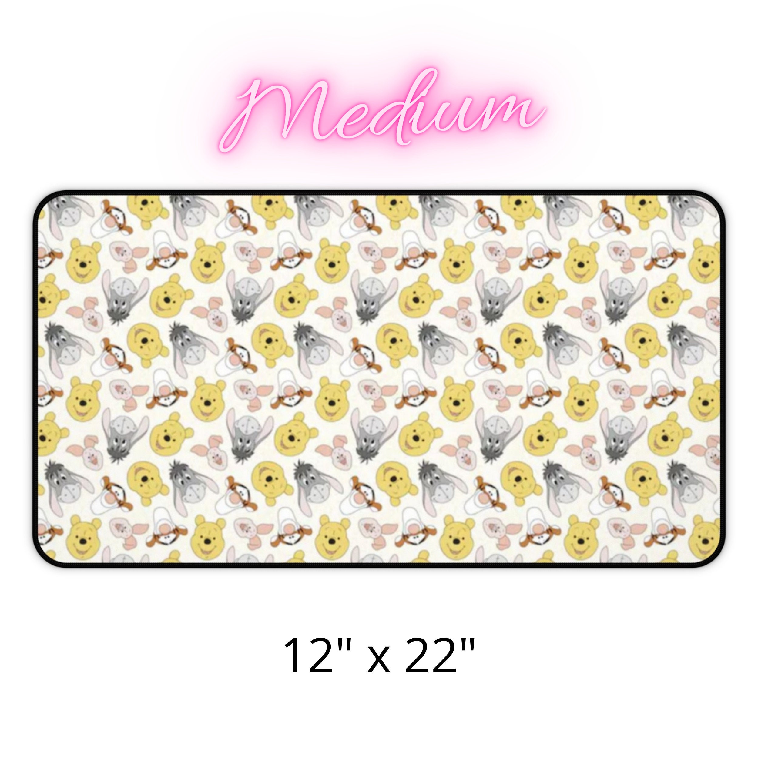 Disney Winnie the Pooh Friends Desk Mat Disney Mouse Pad - Etsy