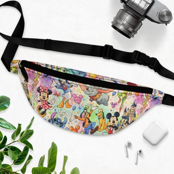 Disney Characters Fanny Pack Mickey Mouse Bag Disney Fanny - Etsy