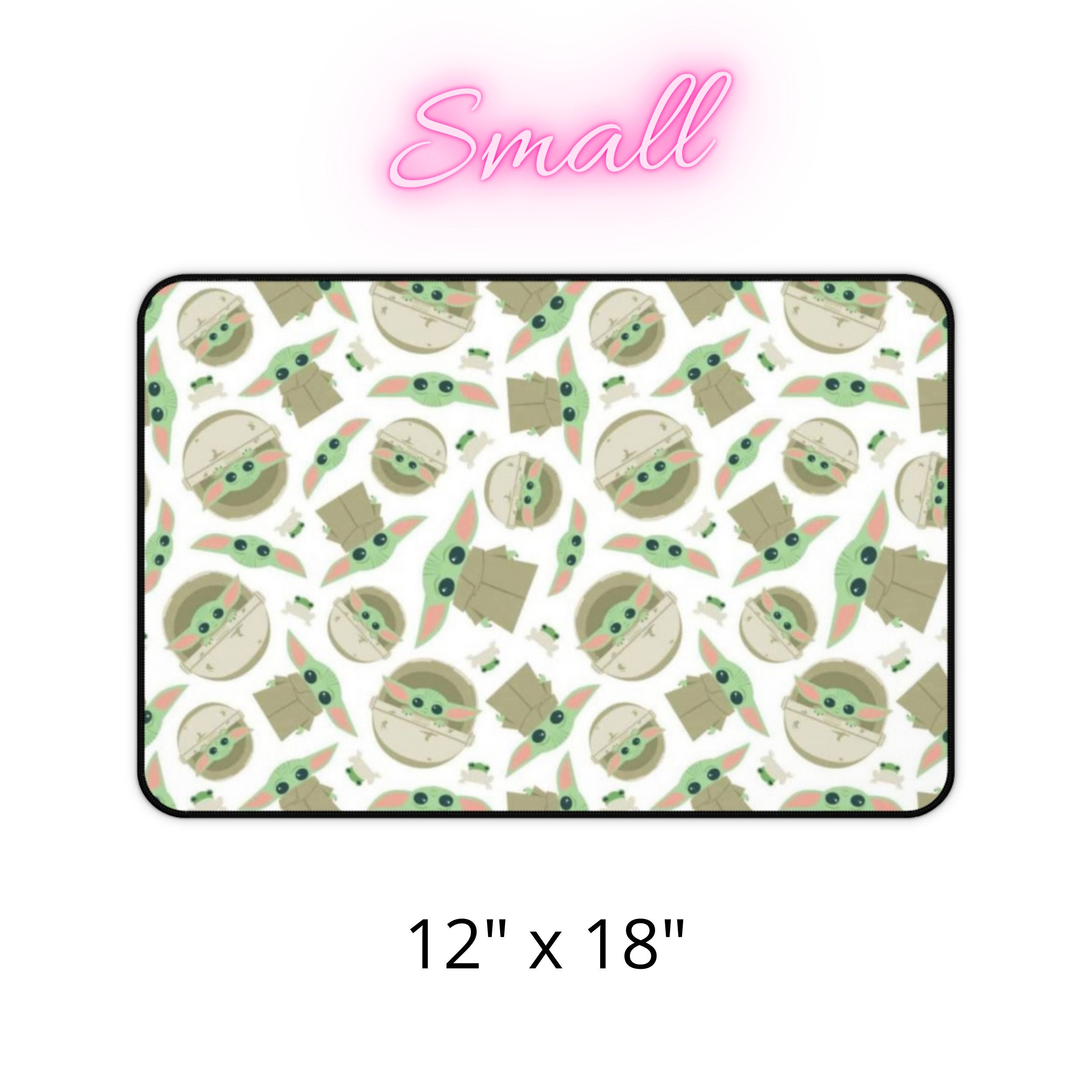 Star Wars Grogu Desk Mat the Mandalorian Mouse Pad Baby Yoda - Etsy