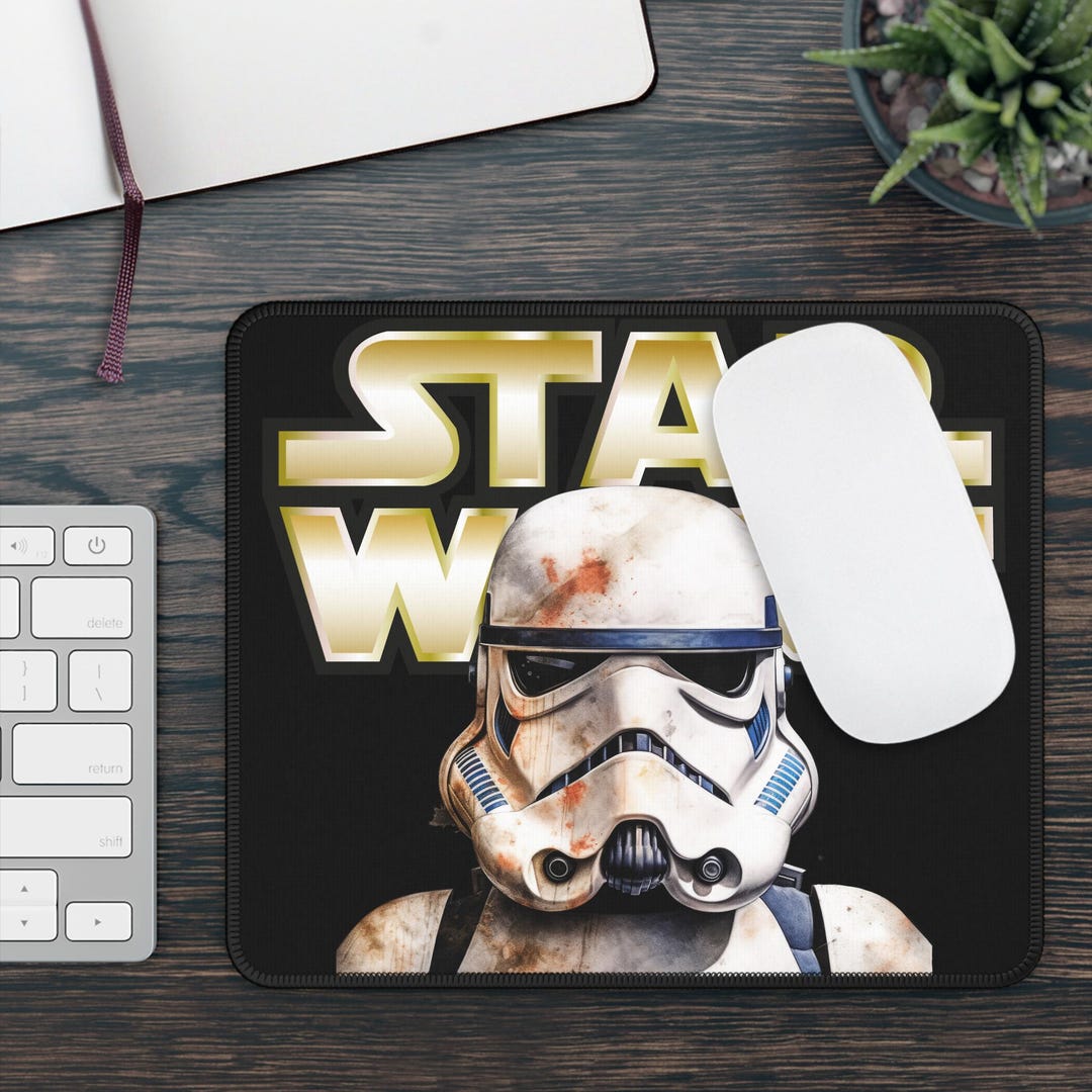 Star Wars Stormtrooper Gaming Mouse Pad, Sci-fi Video Game Desk Decor ...
