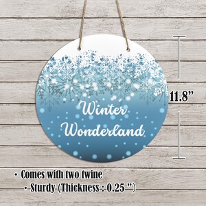 Winter Wonderland Wood Sign, Winter Door Sign, Winter Decoration, Gift ...