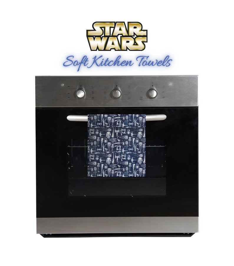 Star Wars Ships Blueprints Soft Tea Towel, Kitchen Towel, Star Wars ...