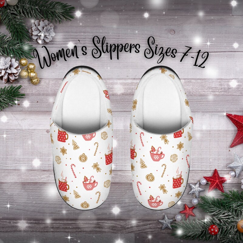 Christmas Slippers - Etsy
