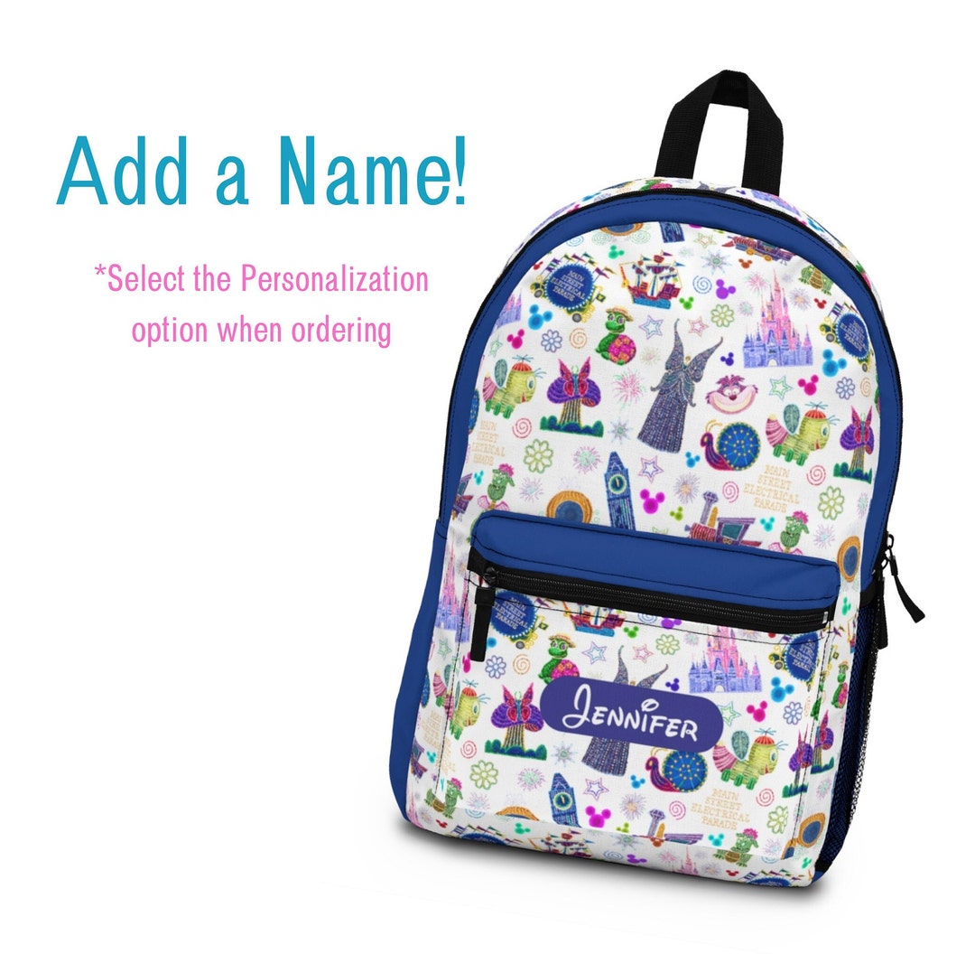 Disney Main Street Electrical Parade-white Backpack, Disney Backpack ...