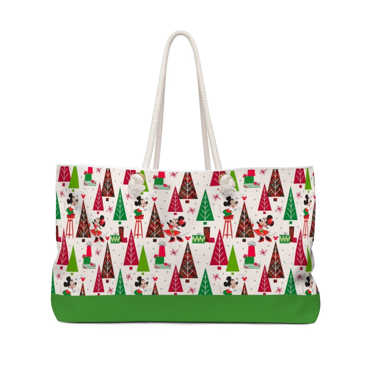 Disney Classic Christmas Weekender Bag, Disney Vacation Bag, Mickey ...