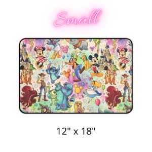 Disney Characters Desk Mat, Disney Mouse Pad, Mickey Mouse Desk Pad ...