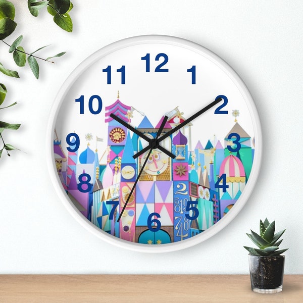 Its a Small World Clock - Etsy