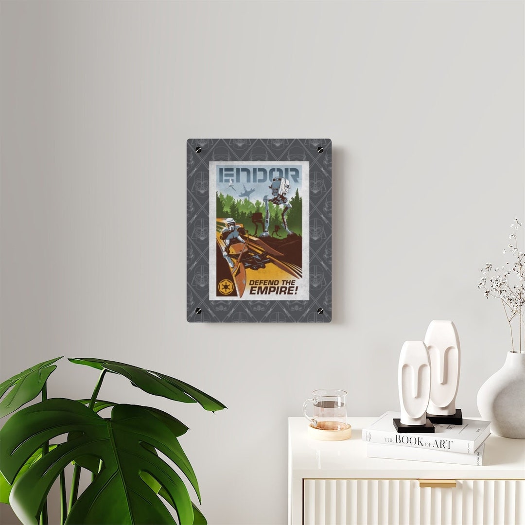 Star Wars Endor Acrylic Wall Art Panel Star Wars Art Endor - Etsy