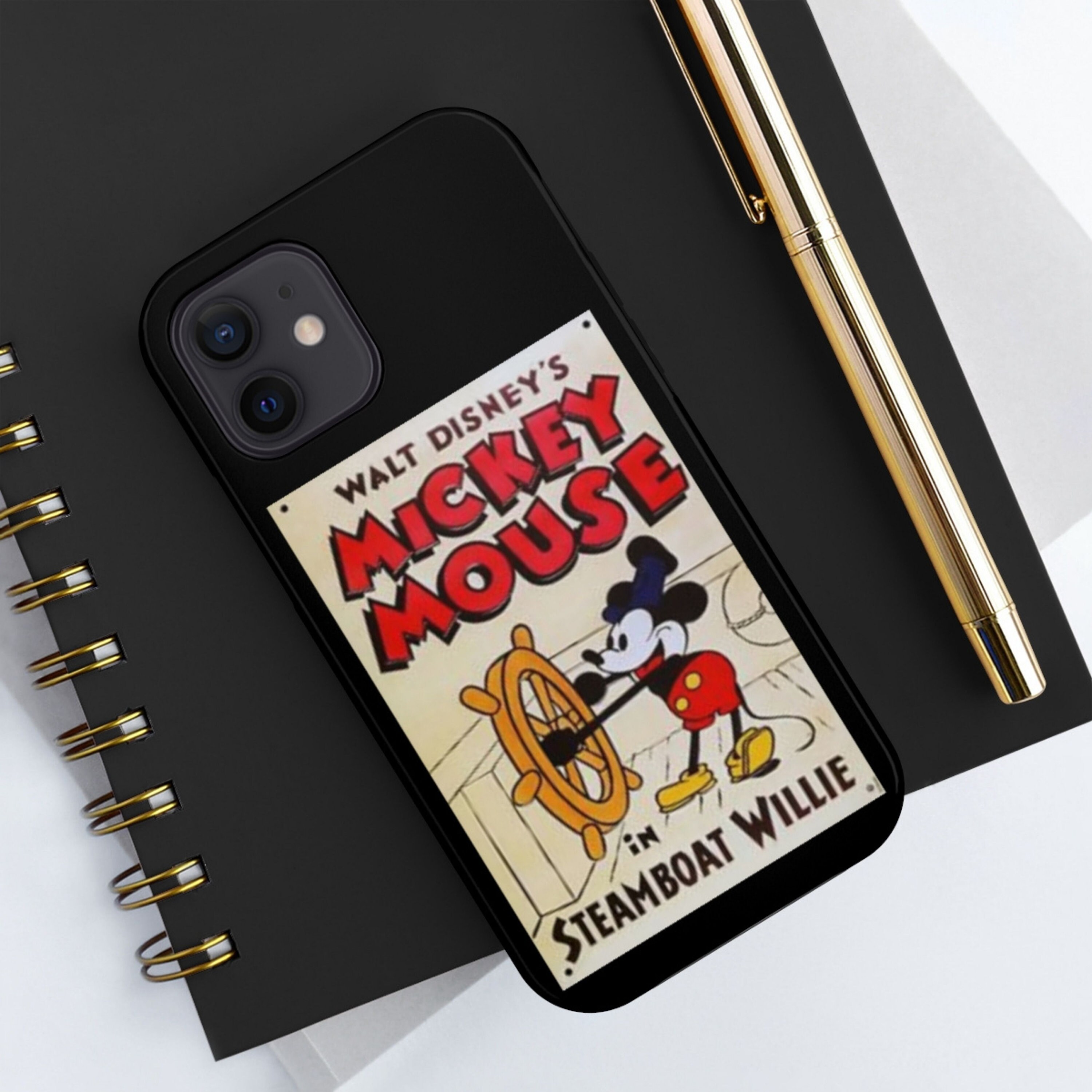 Disney Steamboat Willie Tough Iphone Case Mickey Mouse Case - Etsy