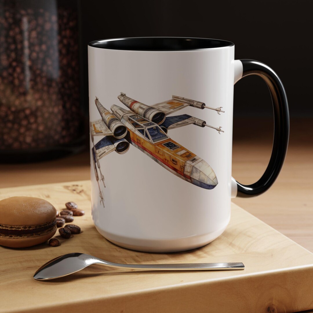 Star Wars X-wing Color Accent Mug, Sci-fi Mug for Coffee and Tea, Geeky ...