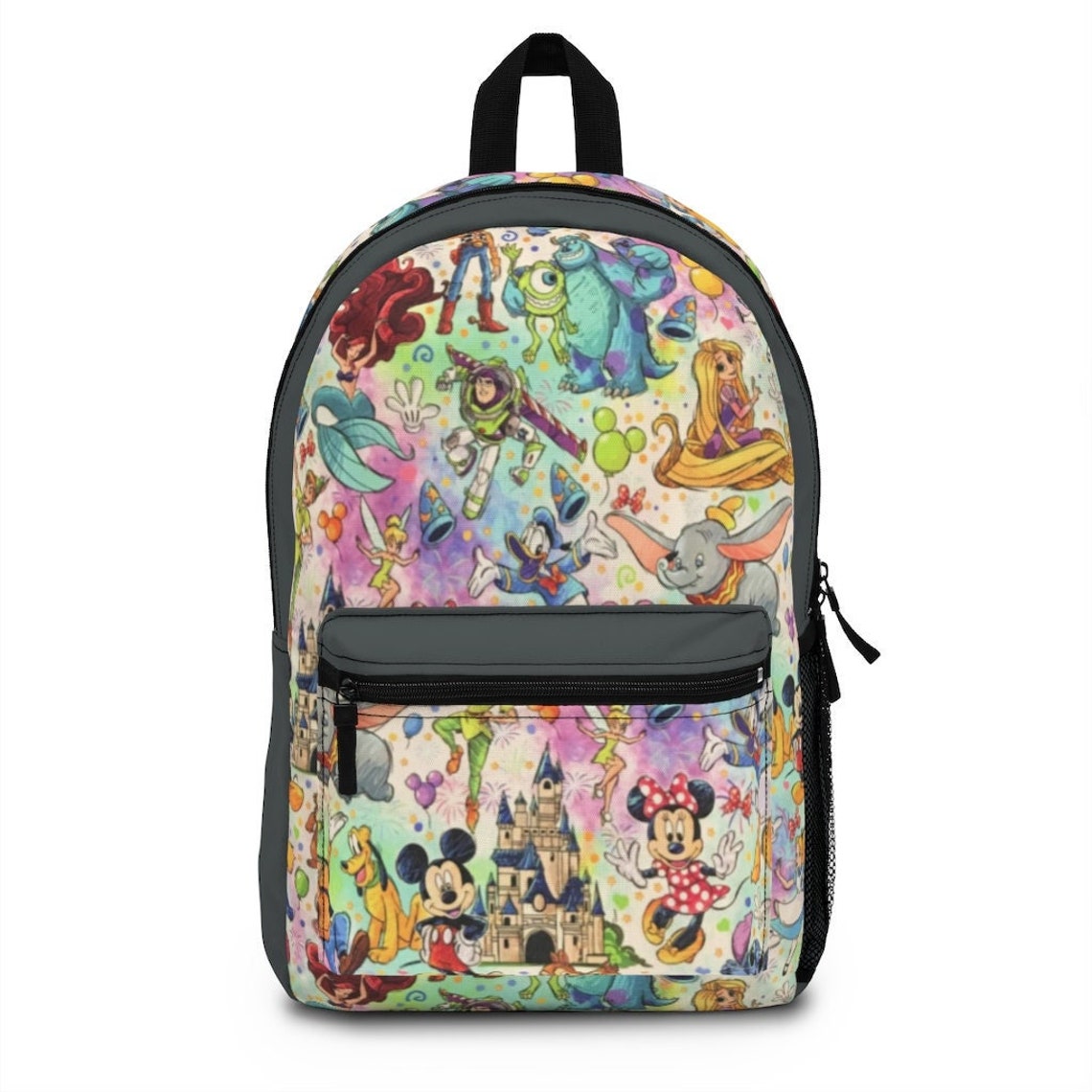 Disney Characters Backpack Disney Backpack Mickey Mouse - Etsy