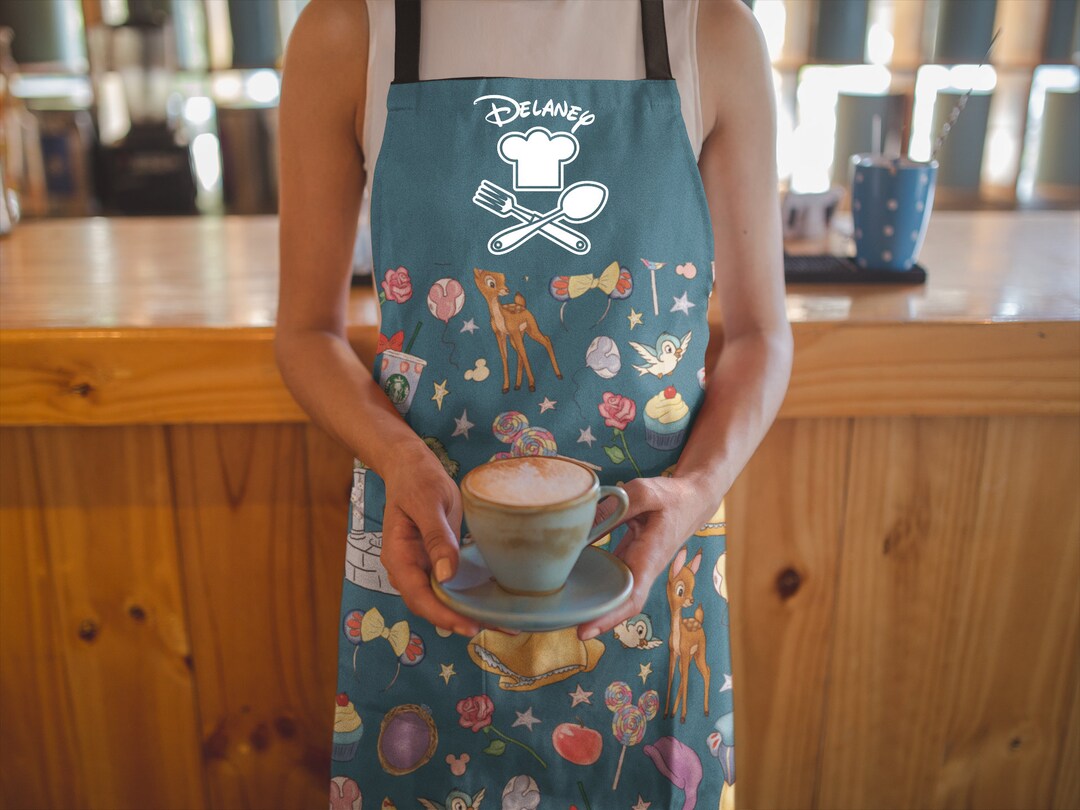 Personalized Snow White Apron, Disney Apron, Chef's Apron, Custom Name ...