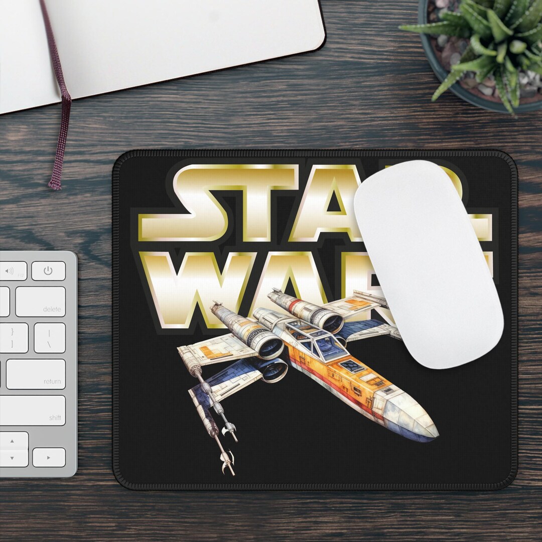 Star Wars X-wing Fighter Gaming Mouse Pad, Sci-fi Video Game Desk Decor ...
