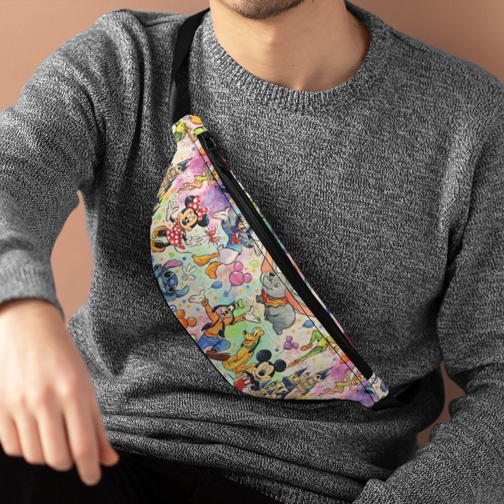 Disney Characters Fanny Pack Mickey Mouse Bag Disney Fanny - Etsy