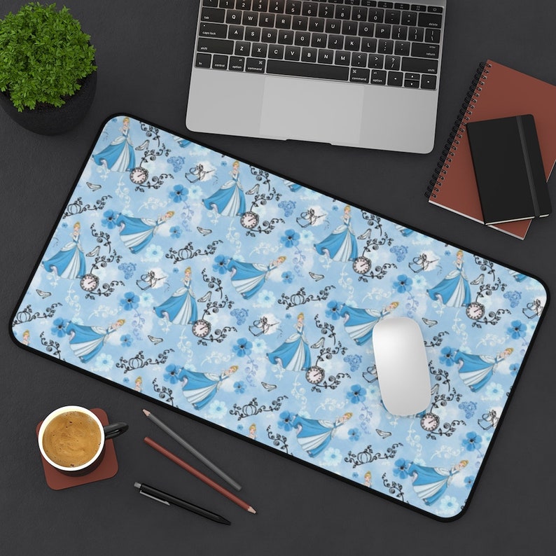 Disney Cinderella Desk Mat, Disney Mouse Pad, Cinderella Office, Disney ...