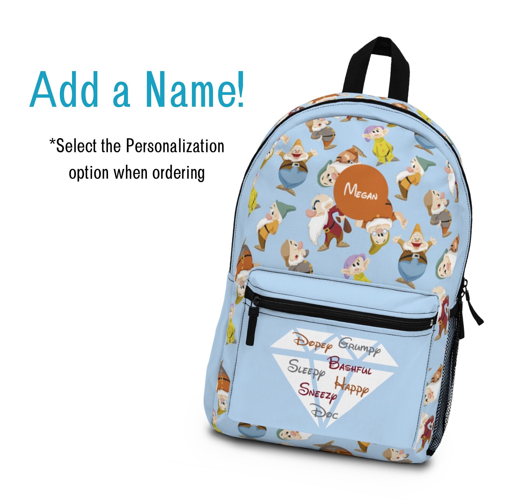 Disney Seven Dwarfs Backpack, Disney Backpack