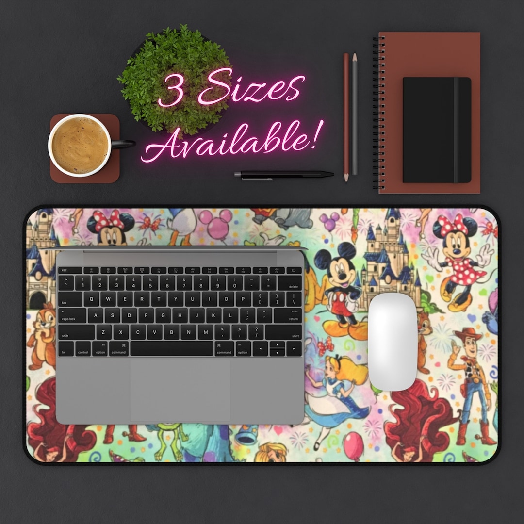 Disney Characters Desk Mat, Disney Mouse Pad, Mickey Mouse Desk Pad ...