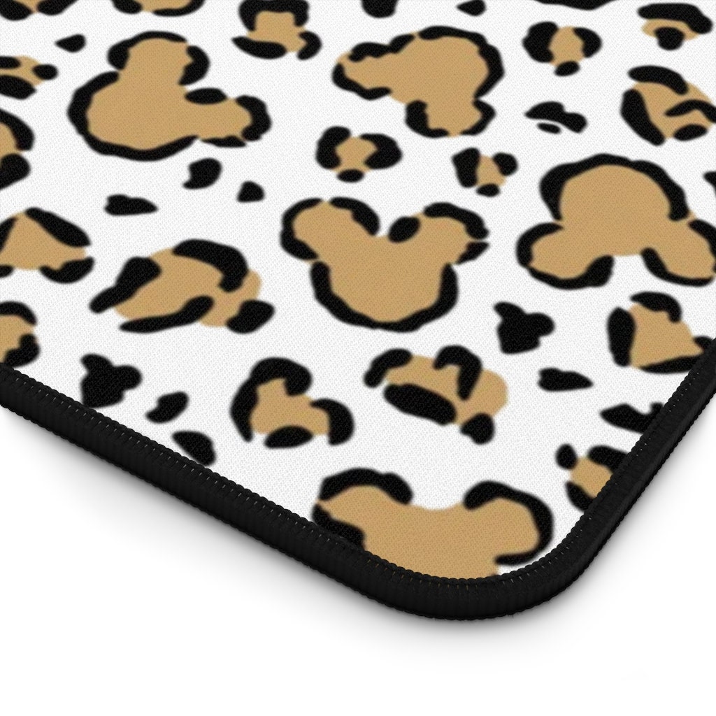 Disney Leopard Mickey Mouse Pattern Desk Mat Disney Mouse - Etsy