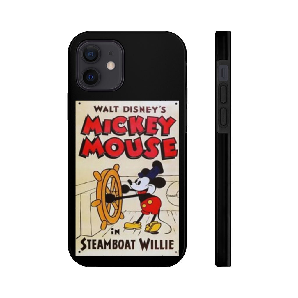 Disney Steamboat Willie Tough Iphone Case Mickey Mouse Case - Etsy