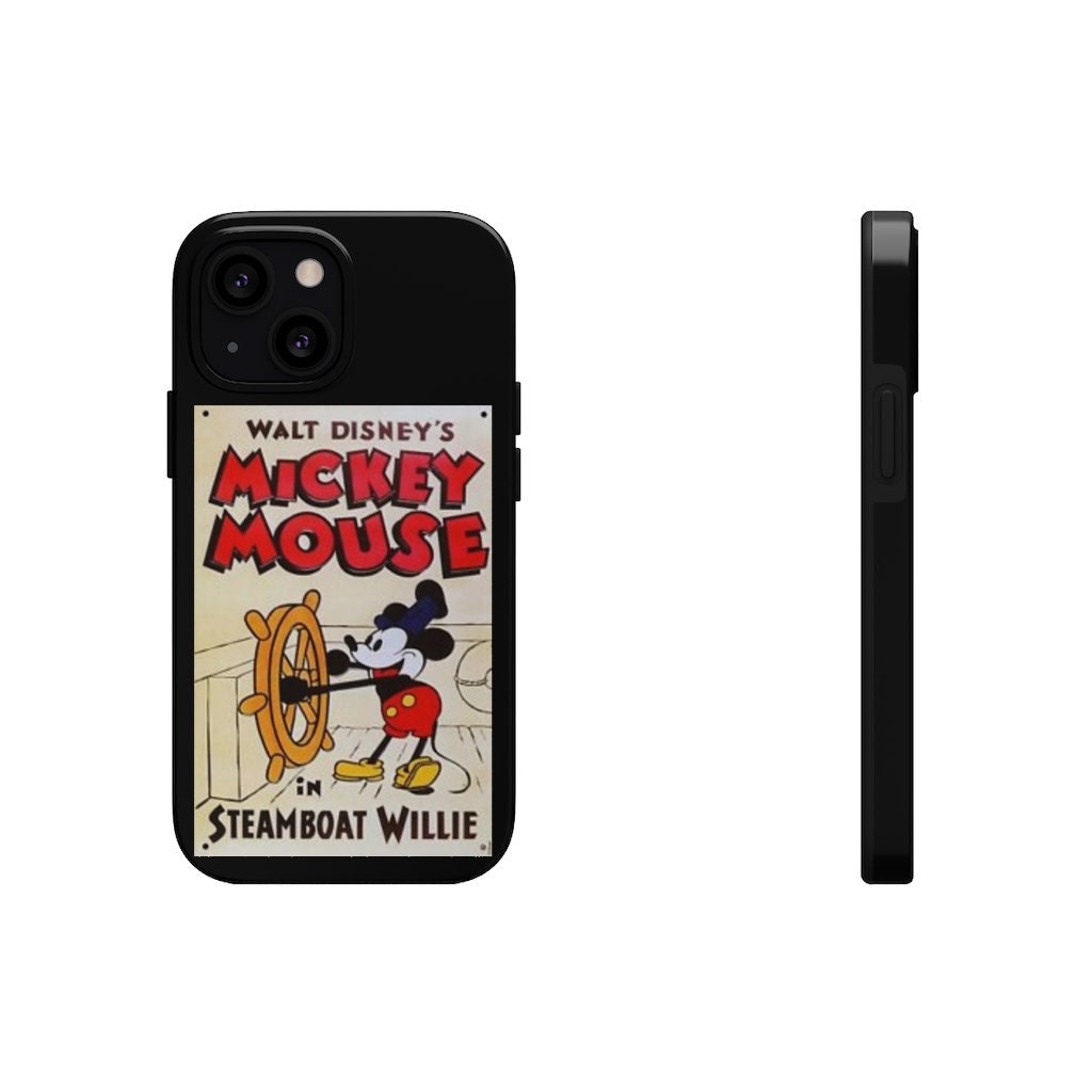 Disney Steamboat Willie Tough Iphone Case Mickey Mouse Case - Etsy