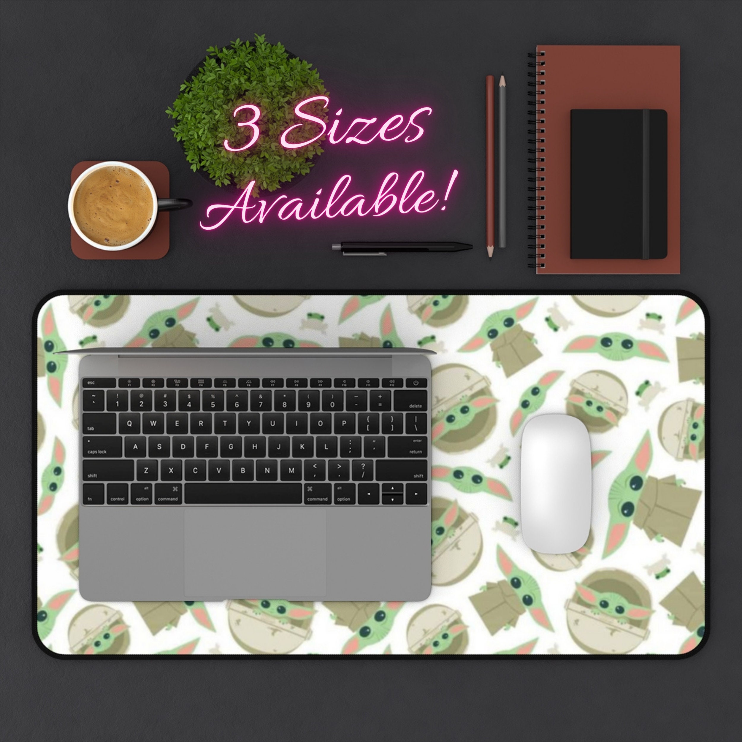 Star Wars Grogu Desk Mat, the Mandalorian Mouse Pad, Baby Yoda Desk Pad ...