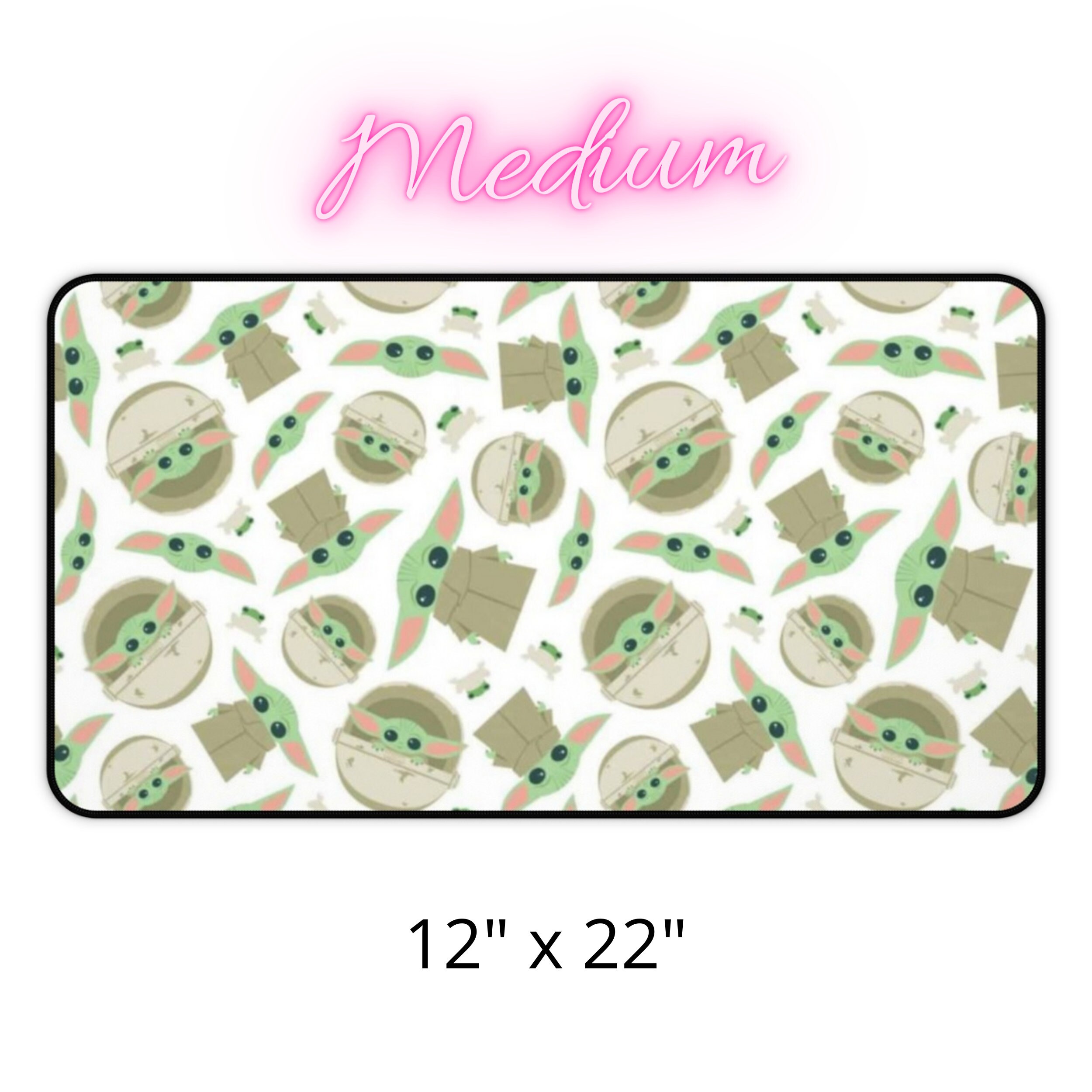 Star Wars Grogu Desk Mat the Mandalorian Mouse Pad Baby Yoda - Etsy