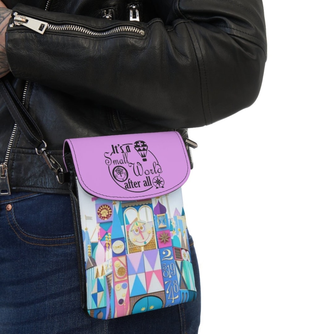Disney It's a Small World Crossbody Phone Wallet Purse, Small World ...