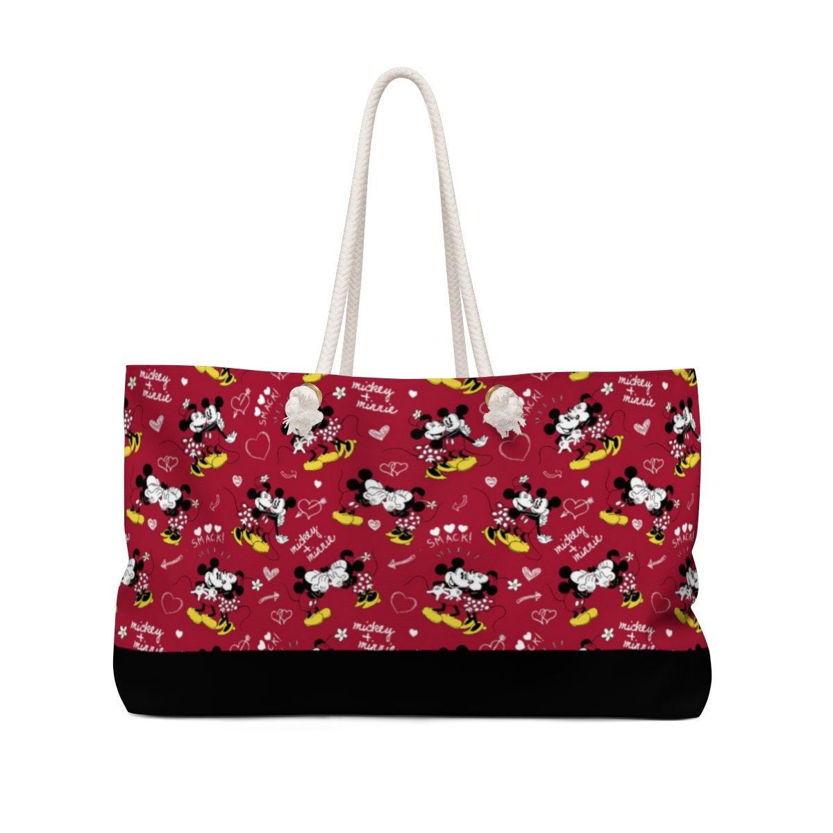 Disney Mickey And Minnie In Love Weekender Bag, Disney Vacation Bag ...