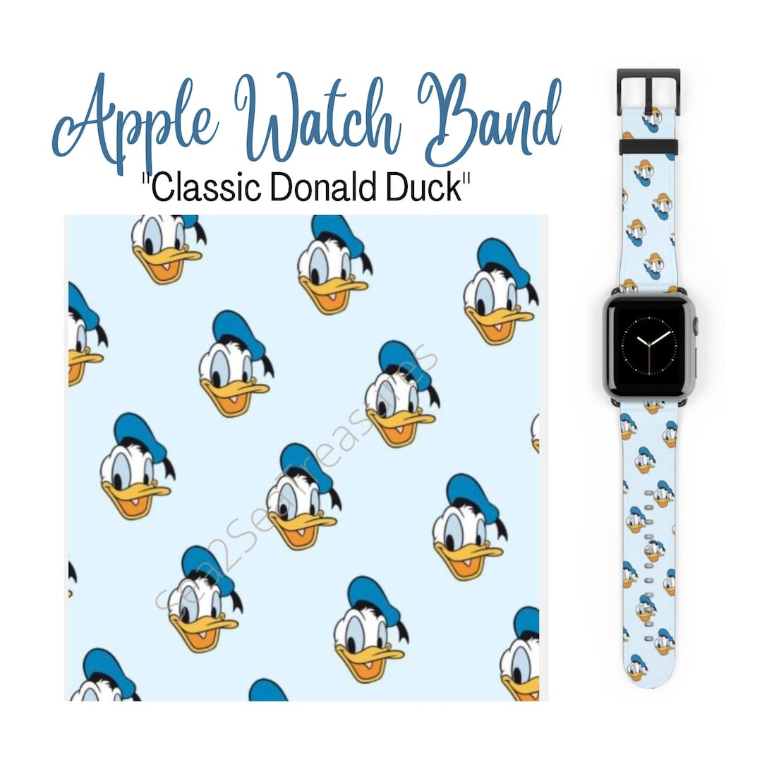 Disney Donald Duck Apple Watch Band, Disney Watch Band, Donald Duck ...