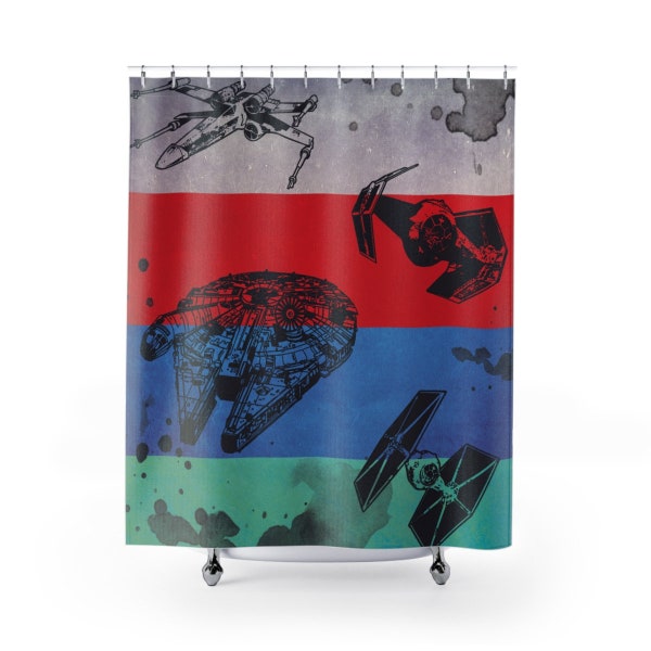 Starwars Shower Curtain - Etsy