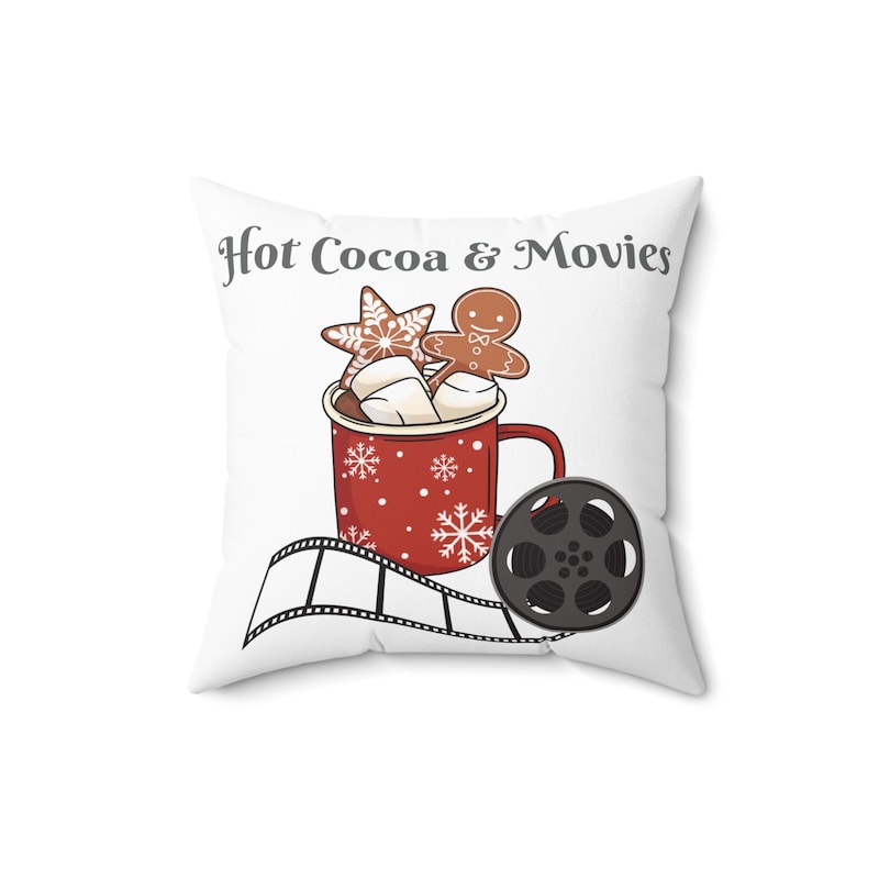 Hot Cocoa Pillow - Etsy