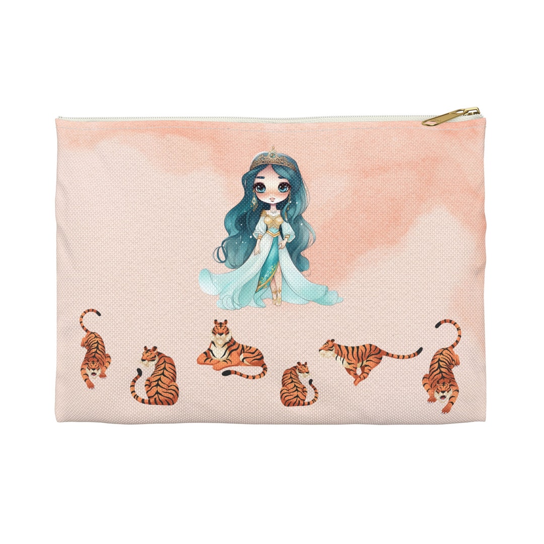 Disney Princess Jasmine Makeup Case, Tiger Bag, Disney Accessory Case ...
