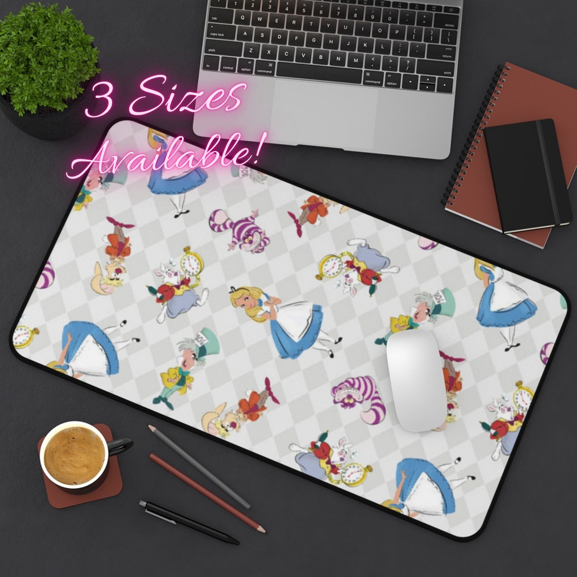 Disney Alice in Wonderland Desk Mat Disney Mouse Pad - Etsy