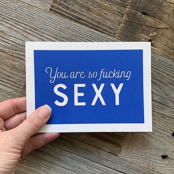 Sexy Valentines Card Etsy