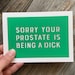 Funny Prostate Cancer Card Prostate Cancer Card Prostate - Etsy