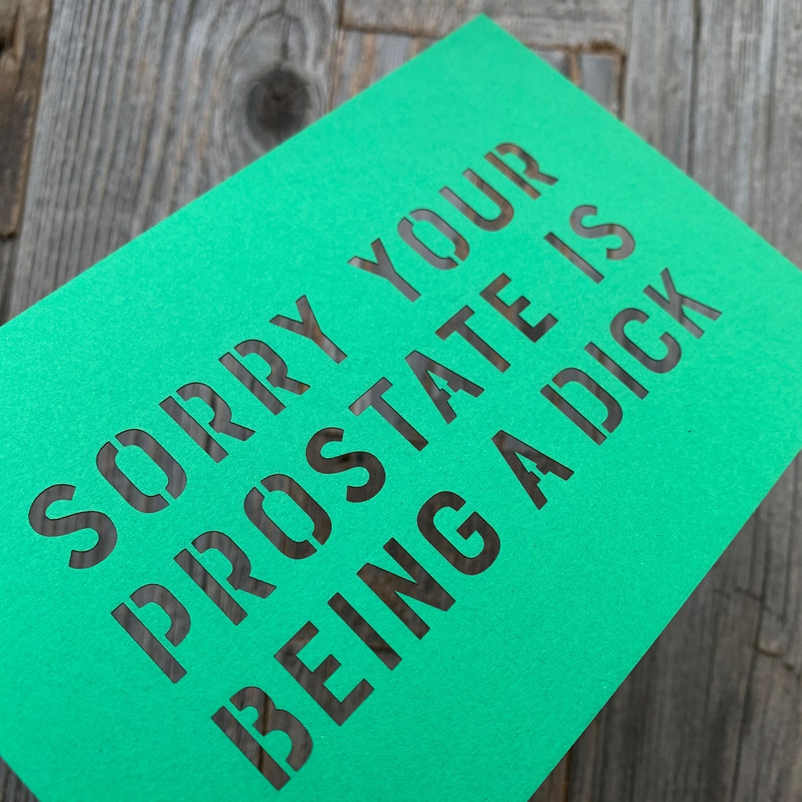 Funny Prostate Cancer Card Prostate Cancer Card Prostate - Etsy