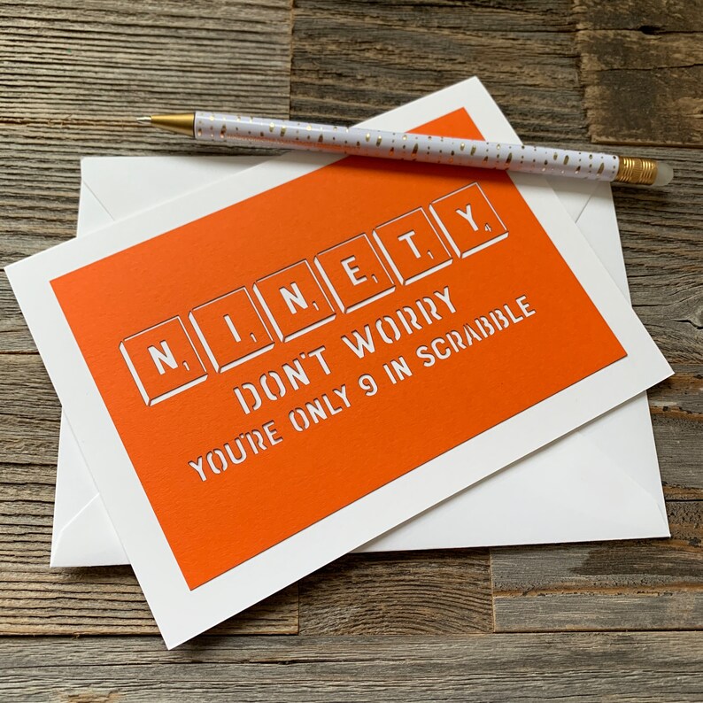 Happy Ninetieth Birthday Ninetieth Birthday Card 90th | Etsy