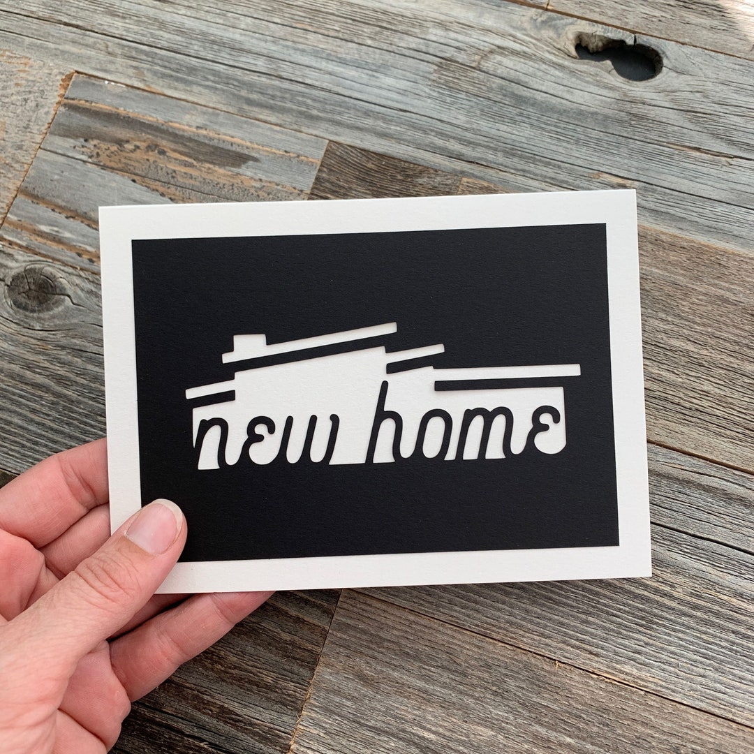 New Home Card, Housewarming Card, New House Card, Congratulations on ...