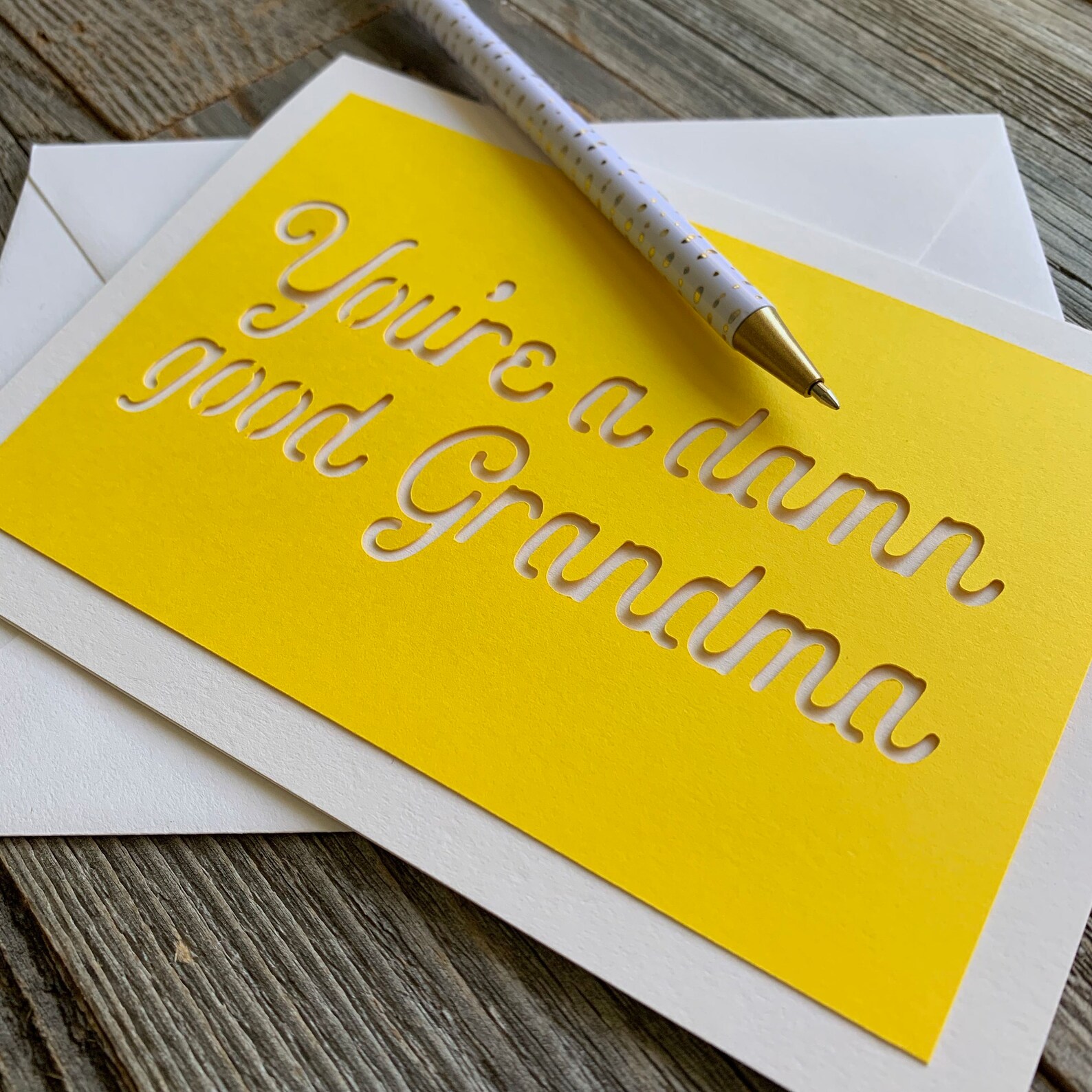 You re A Damn Good Grandma Card Card For Grandma Etsy