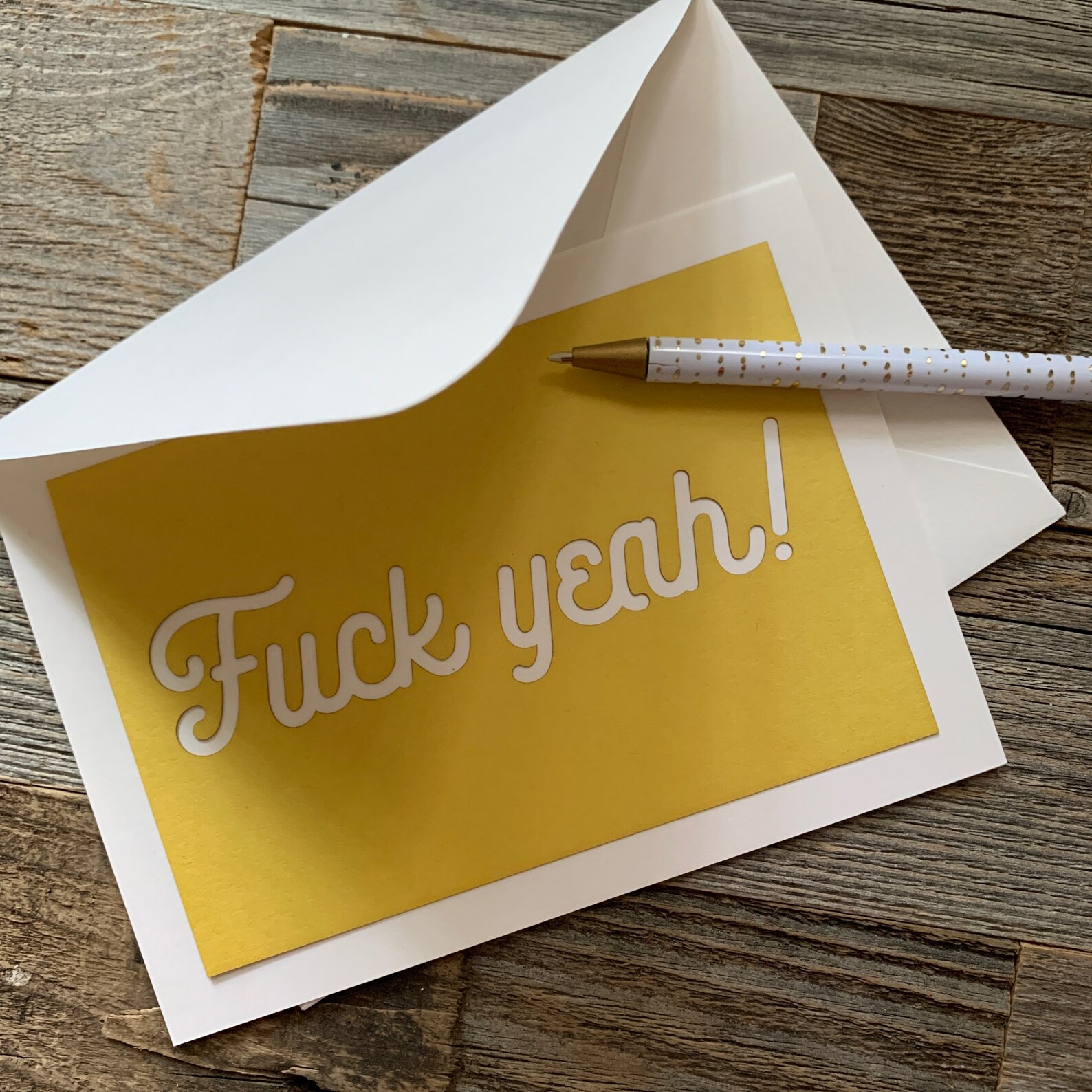 Fuck Yeah Card Graduation Card Funny Blank Card | Etsy
