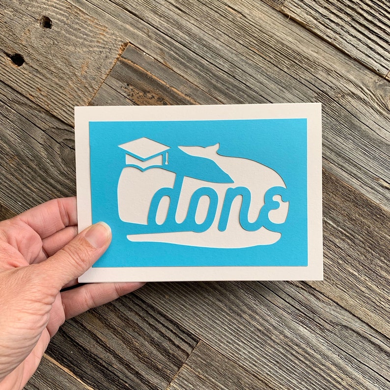 Whale Done Graduation Card, Well Done Card, Well Done Grad Card ...