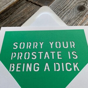Funny Prostate Cancer Card, Prostate Cancer Card, Prostate Cancer ...