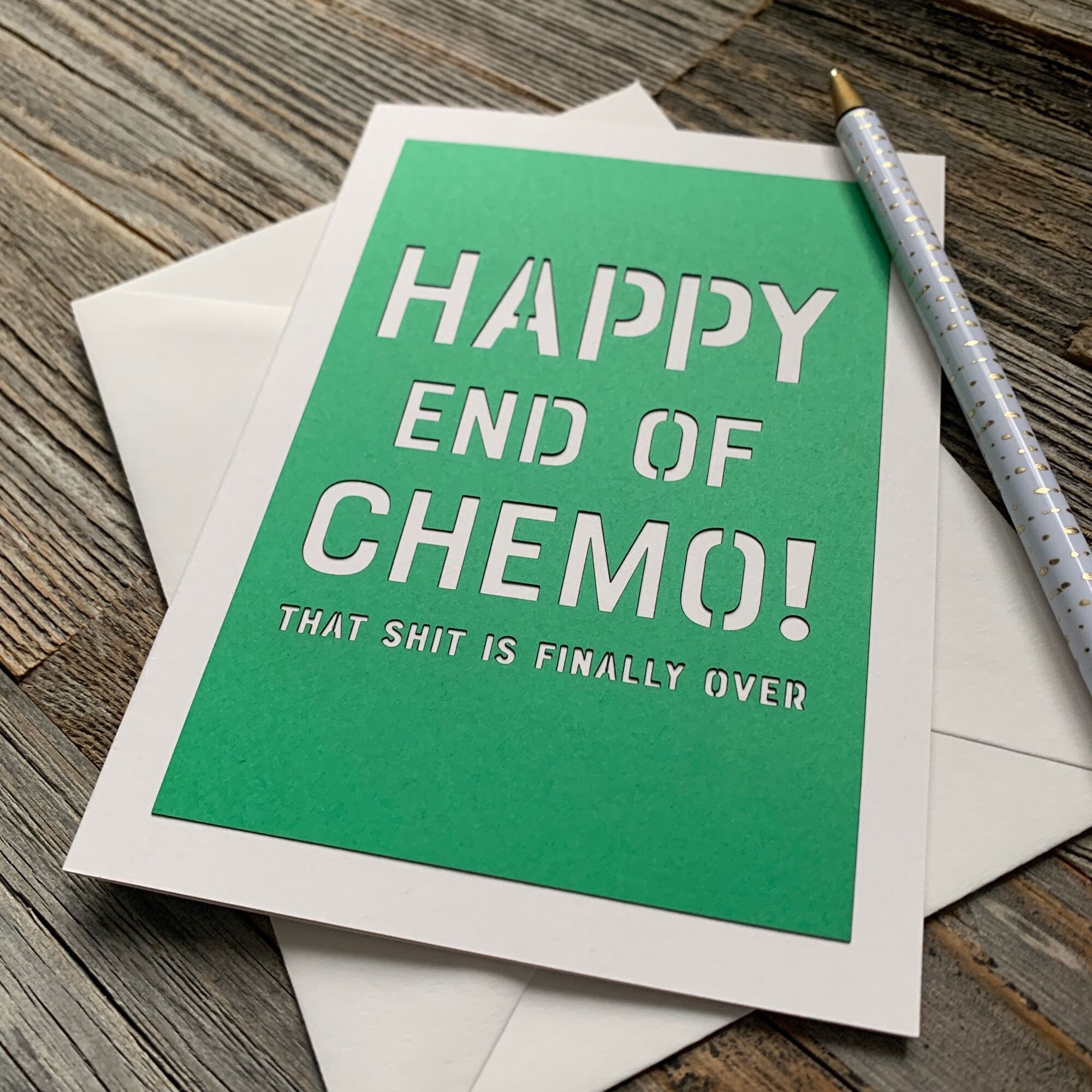 Happy End of Chemo Card, Done With Chemotherapy Card, Chemotherapy ...