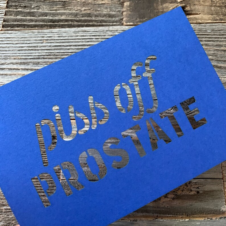 Funny Prostate Cancer Card Piss off Prostate Card Prostate | Etsy