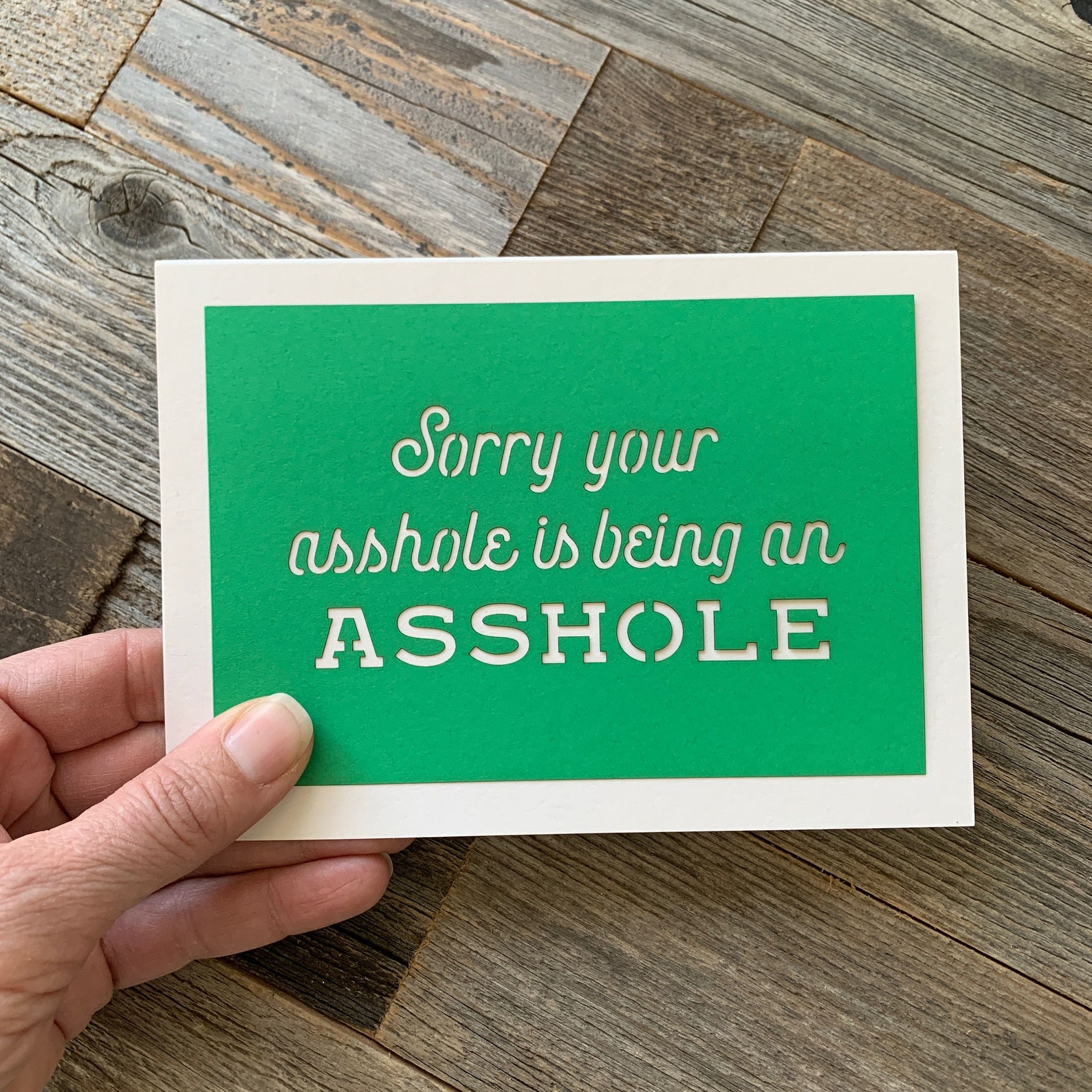 Colon Cancer Card Colonoscopy Card Sorry Your Asshole is | Etsy