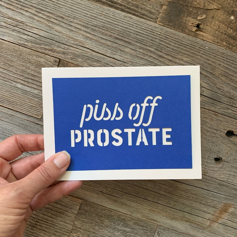 Funny Prostate Cancer Card Piss off Prostate Card Prostate | Etsy