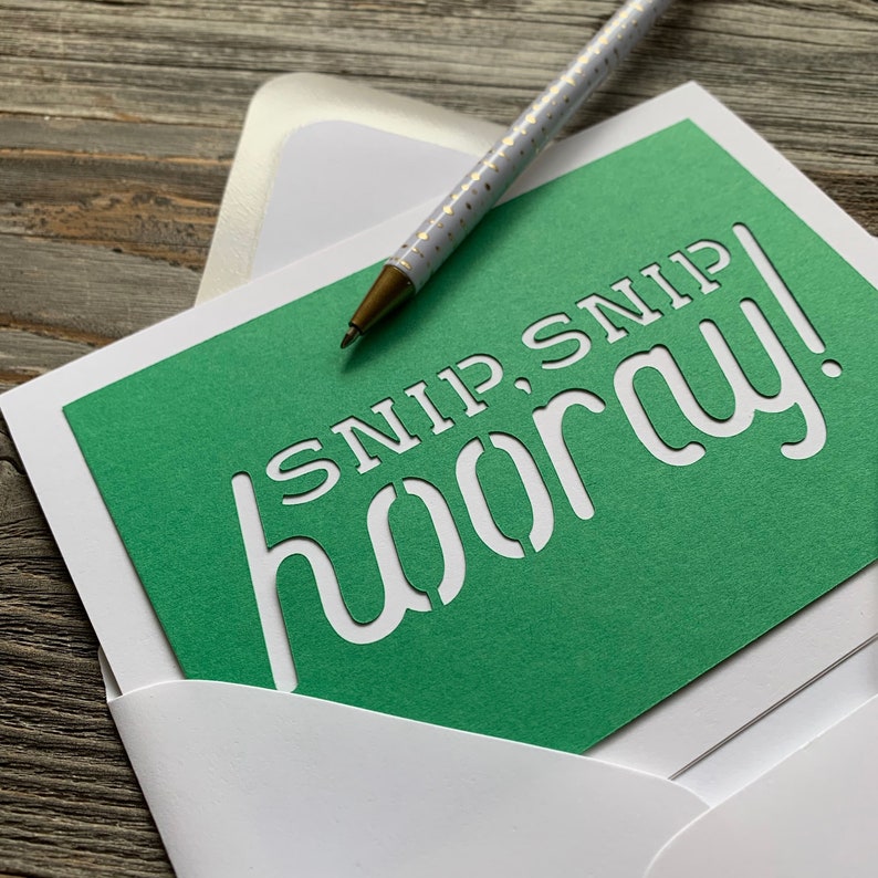 Snip Snip Hooray Vasectomy Card Congratulations on Your - Etsy