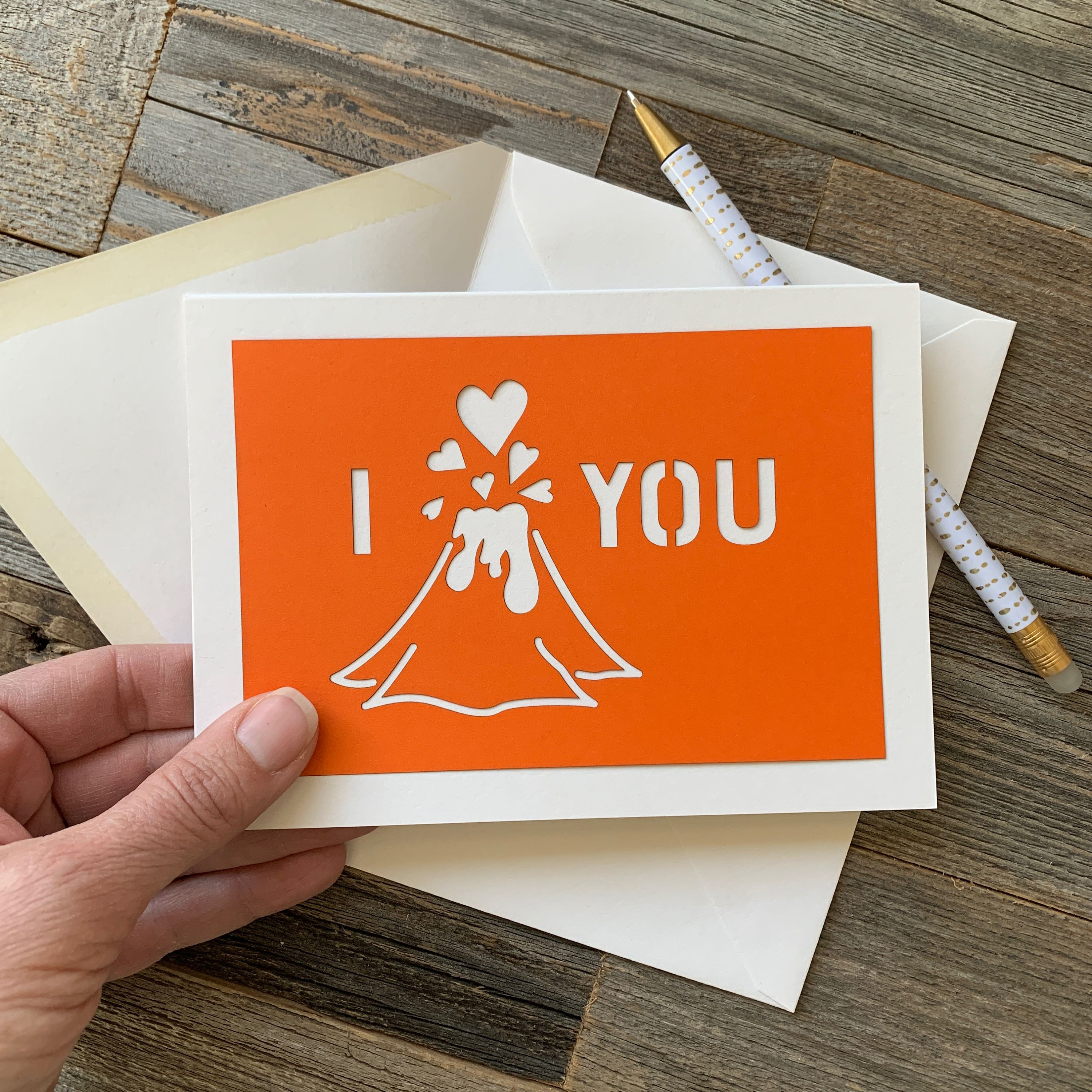 I Lava You Card Love Card I Love You Card Valentines Day | Etsy