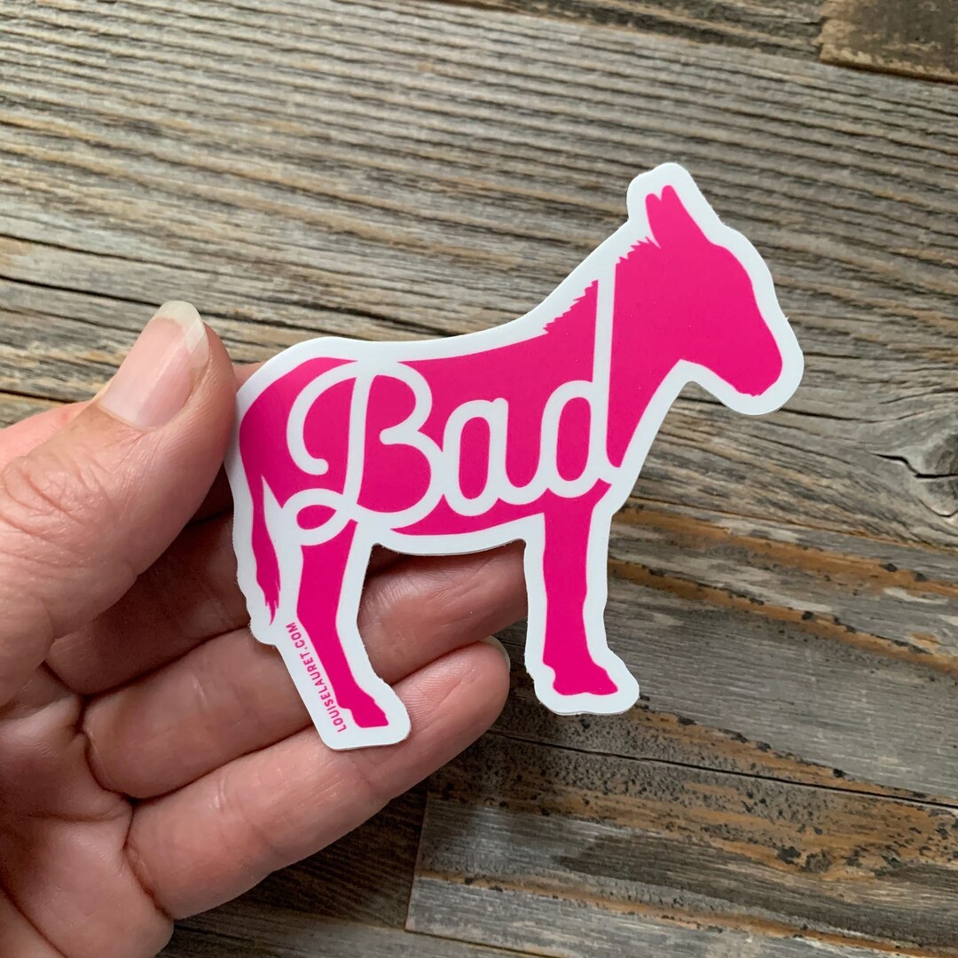 Bad Ass Sticker, Bad Ass Pun Sticker, You Are a Bad Ass Sticker, Funny ...